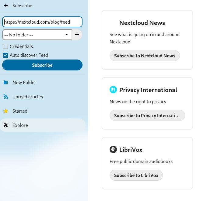 [NC27] Settings, Subscribe, New folder menus not opening with Nextcloud 27 · Issue #2242 ...