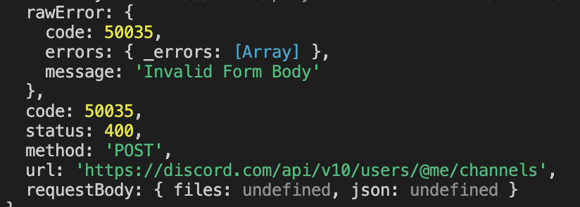 `/rest`: [CONTENT_TYPE_INVALID]: when making post request to `Routes ...