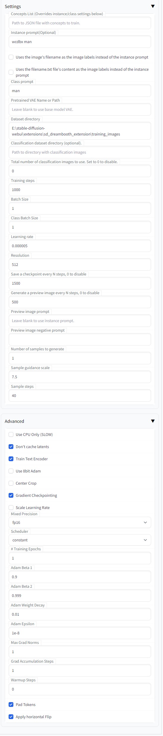 Dreambooth training immediately stops · Issue #193 · d8ahazard/sd_dreambooth_extension · GitHub