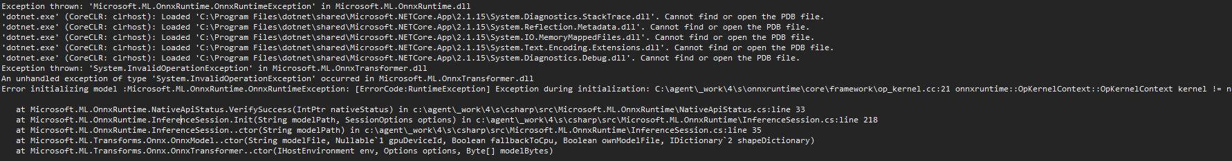 Microsoft.ML.OnnxRuntime.OnnxRuntimeException: 1 : FAIL : Failed to find kernel for Neg · Issue ...