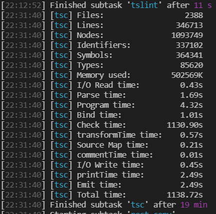 tsc check time step takes too long · Issue #44146 · microsoft ...
