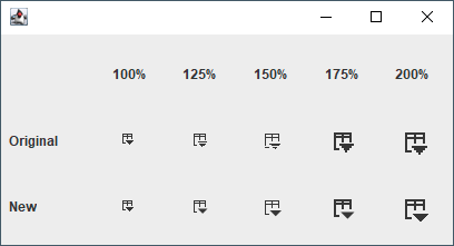 JXTable control button icon · Issue #434 · JFormDesigner/FlatLaf · GitHub