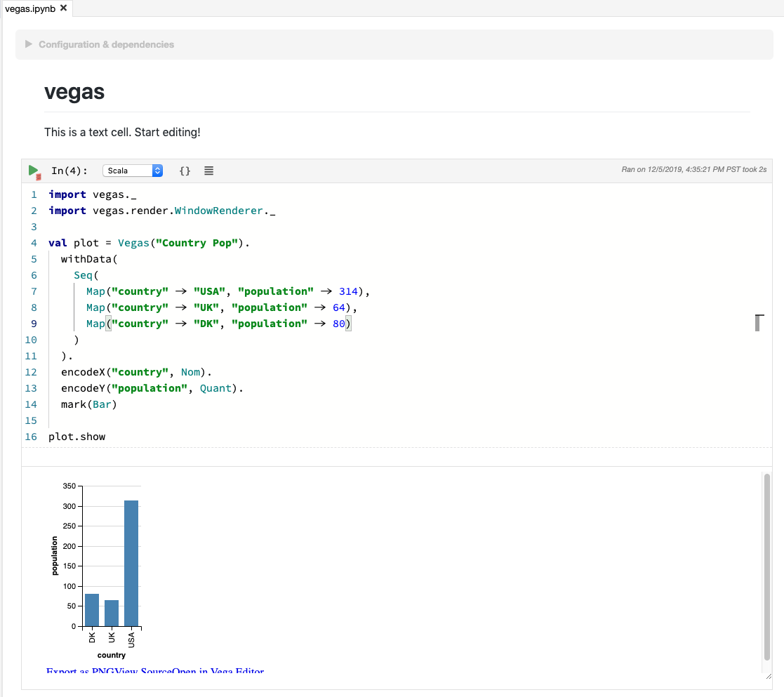 Vegas Support · Issue #693 · polynote/polynote · GitHub