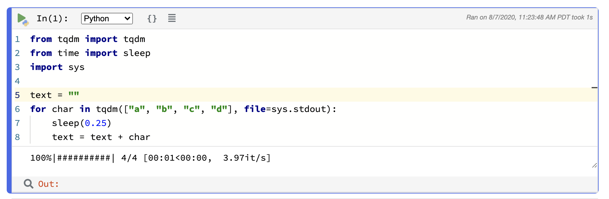 tqdm not working · Issue #947 · polynote/polynote · GitHub