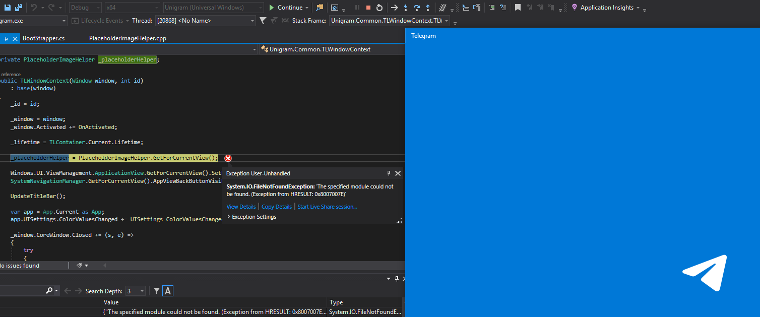 Unigram not working on Windows N · Issue #1562 · UnigramDev/Unigram · GitHub