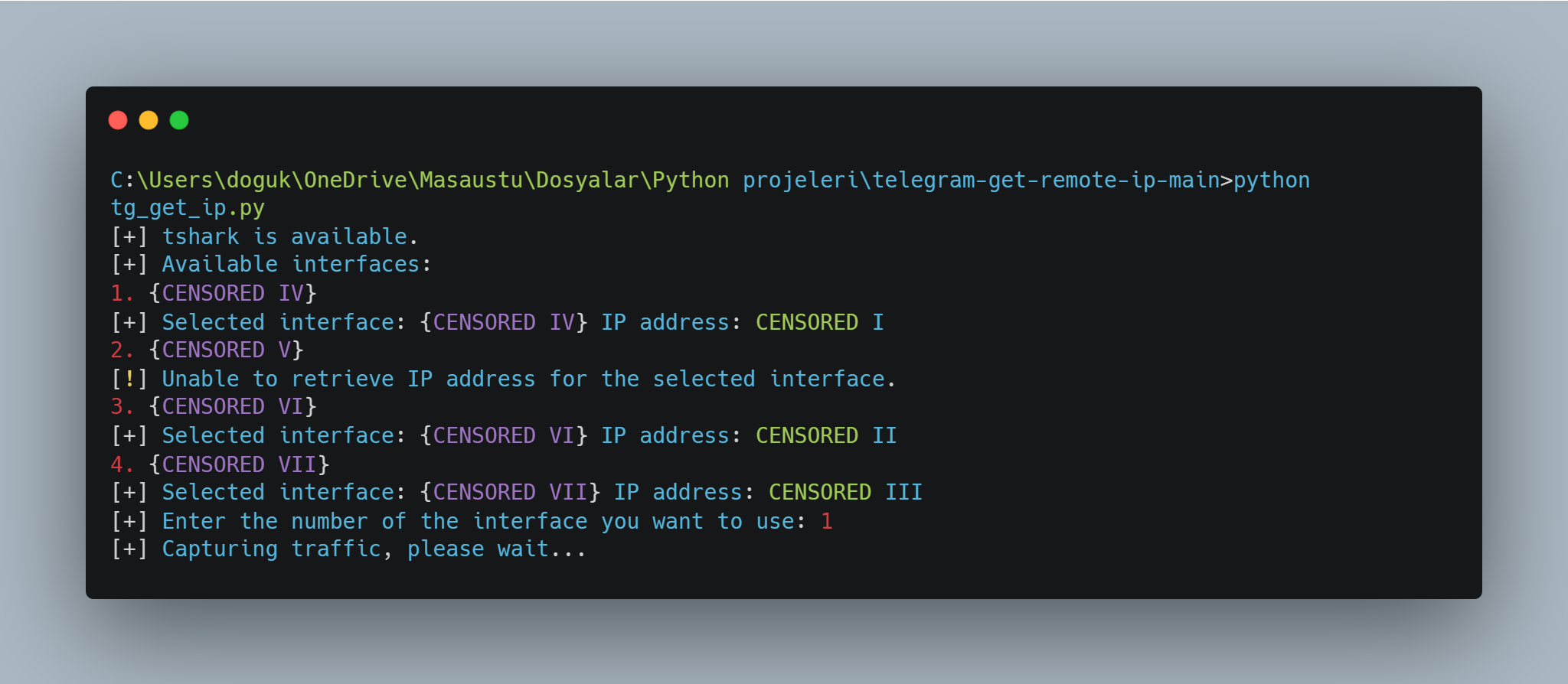 It won't accept the interface. · Issue #6 · n0a/telegram-get-remote-ip · GitHub