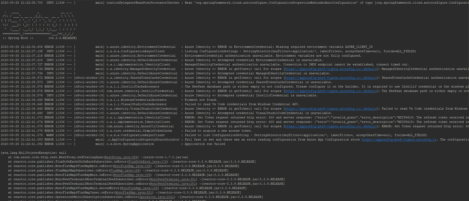 Bug Azure Identity Defaultazurecredential · Issue 14218 · Azureazure Sdk For Java · Github
