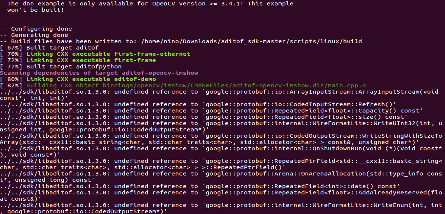 execute the Setup.sh scripts to proceed Linux setup fails · Issue #303 · analogdevicesinc/aditof ...