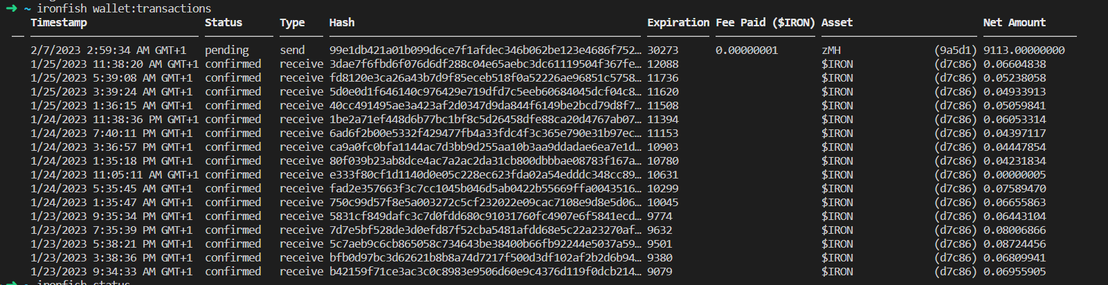 Transactions have pending when I send more than the property balance · Issue #3345 · iron-fish ...