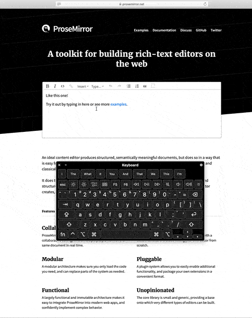 Deleting lines inside code blocks leaves void space · Issue #1066 · ProseMirror/prosemirror · GitHub