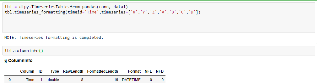 Dlpy Timeseries Error · Issue 227 · Sassoftwarepython Dlpy · Github 