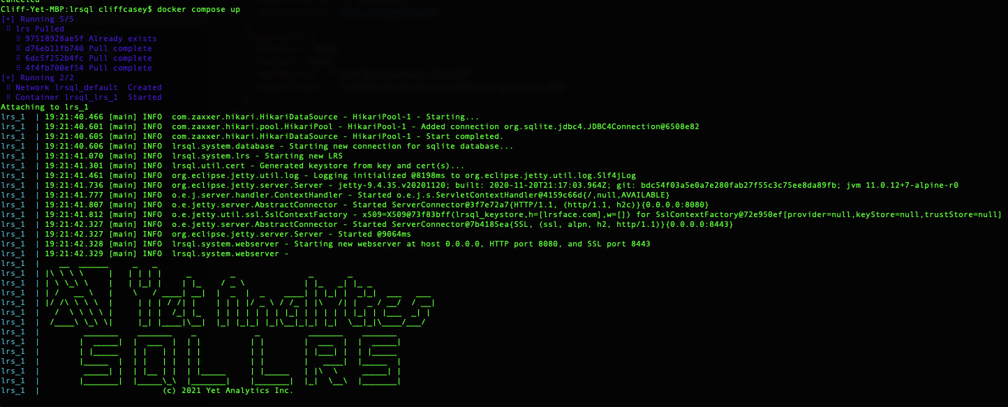 HTTPS configuration with "custom PEM files" doesn't work · Issue #194 · yetanalytics/lrsql · GitHub