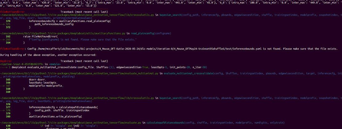Where to find evaluation results · Issue #707 · DeepLabCut/DeepLabCut ...