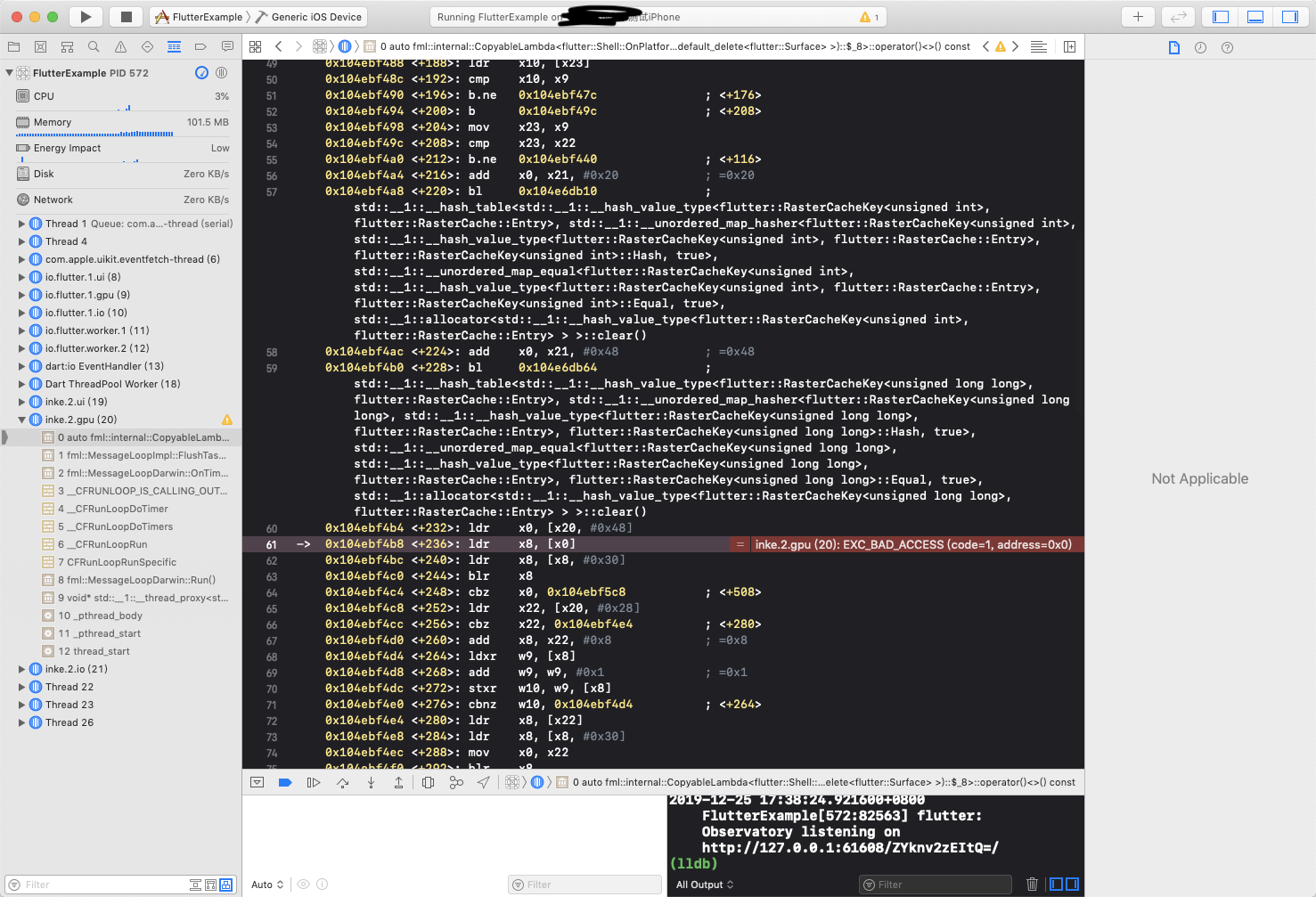 iOS Crash on FlutterViewController back to FlutterViewController · Issue #47780 · flutter ...