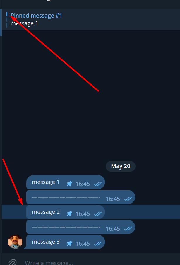 pinned message order order is not currect · Issue #26320 · telegramdesktop/tdesktop · GitHub