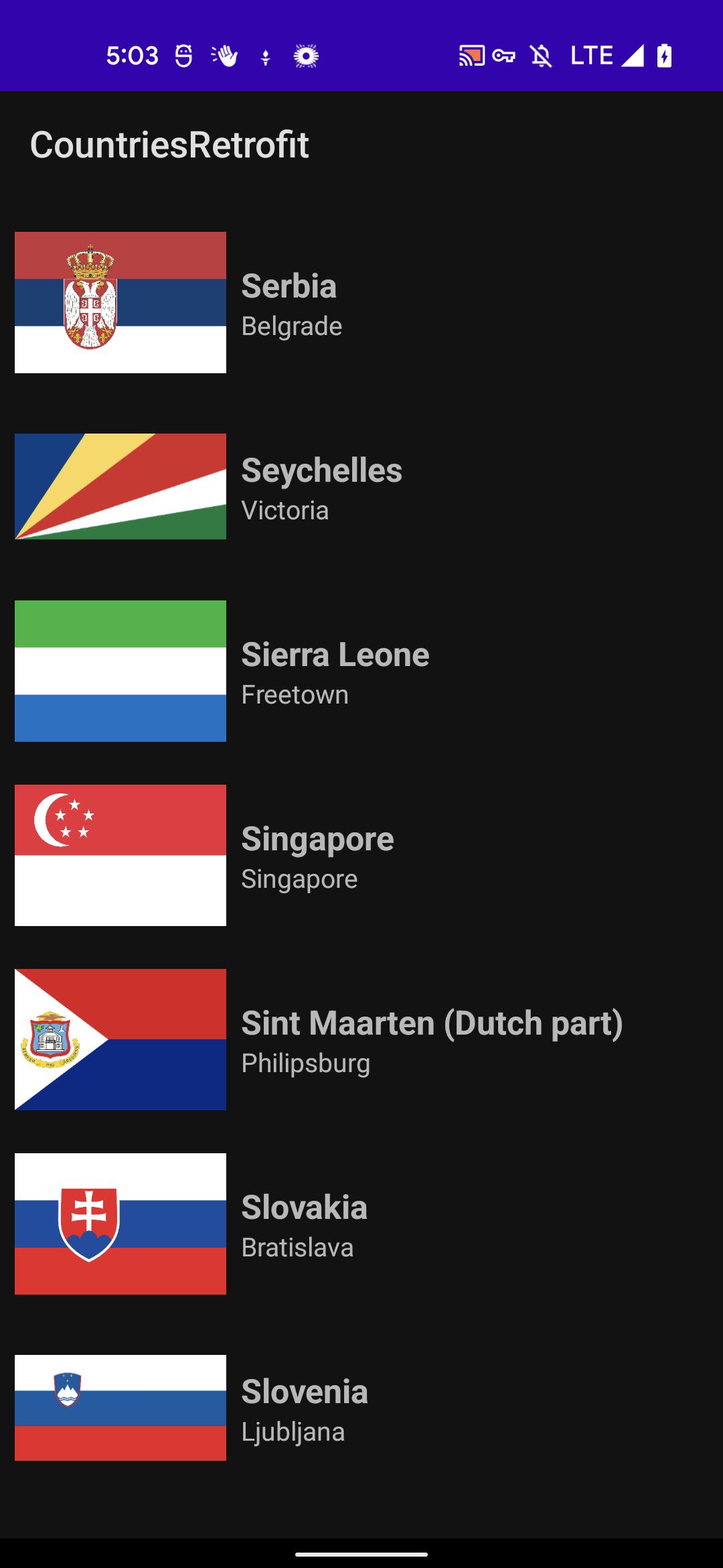 GitHub - csmith495/Retrofit-Countries: Simple Android application ...