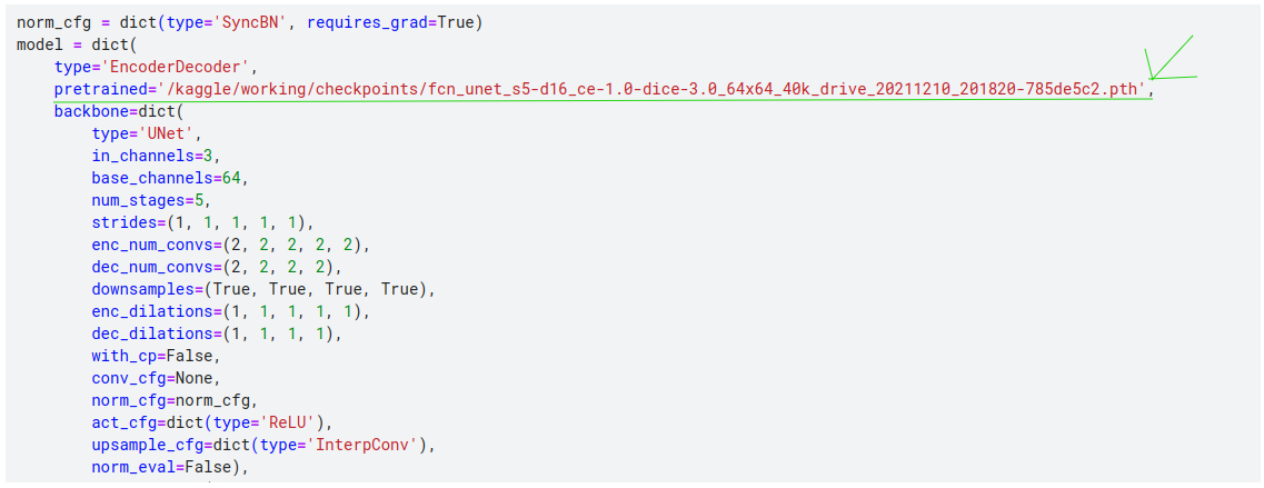 How to fine-tune UNet + FCN using the provided pretrained model weights · Issue #1878 · open ...