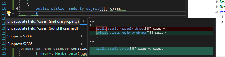 Analyzer xUnit1019 is being fired incorrectly in arrays. · Issue #1567 · xunit/xunit · GitHub