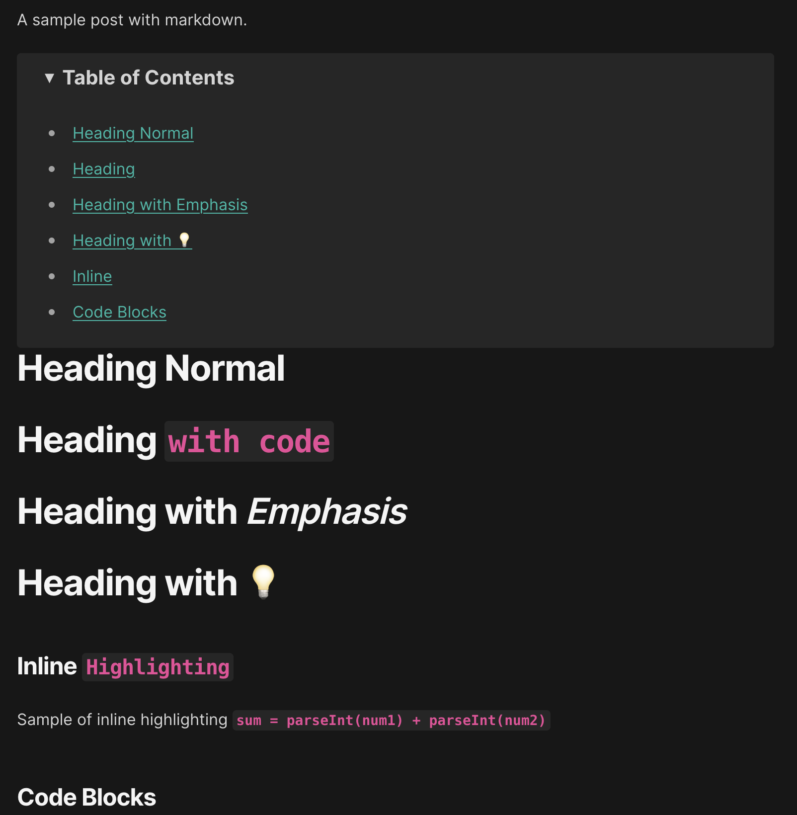 `rehypeAutolinkHeadings` and `remarkTocHeadings` generate different anchor links · Issue #278 ...