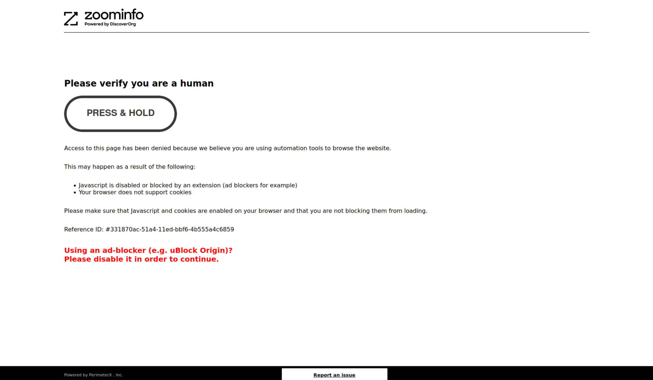 zoominfo.com: detection · Issue #15370 · uBlockOrigin/uAssets · GitHub