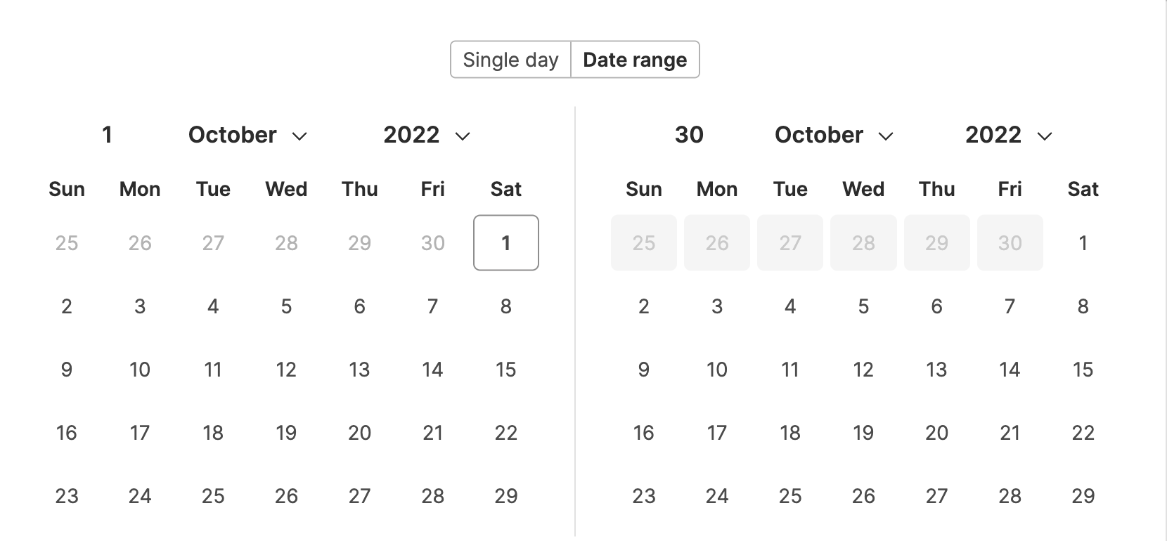 calendar widget only shows 29 days · Issue #1667 · umami-software/umami ...