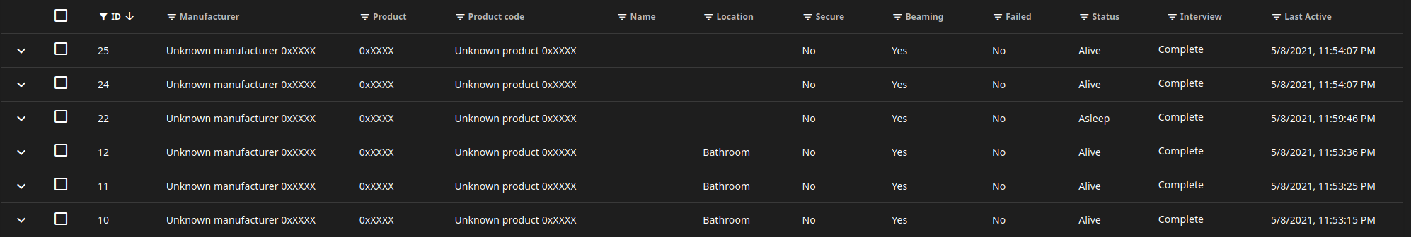 Device issues after move from other driver - shows interviewed, but no ...