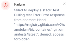 Unable to deploy stack when using an image from a private Gitlab Registry · Issue #10124 ...