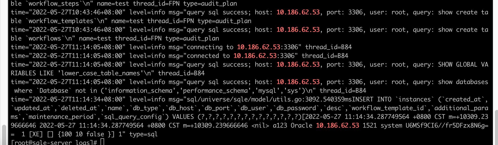 审核任务 Oracle Top SQL 指定数据库后获取失败，且有明显报错日志 · Issue #524 · actiontech/sqle · GitHub