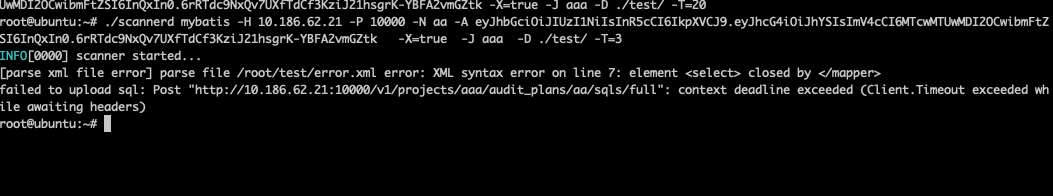 scannerd 增加超时参数 · Issue #1055 · actiontech/sqle · GitHub