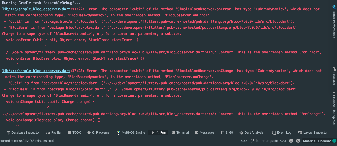 onError in the BlocObserver doesn't take the Bloc · Issue #1579 · felangel/bloc · GitHub