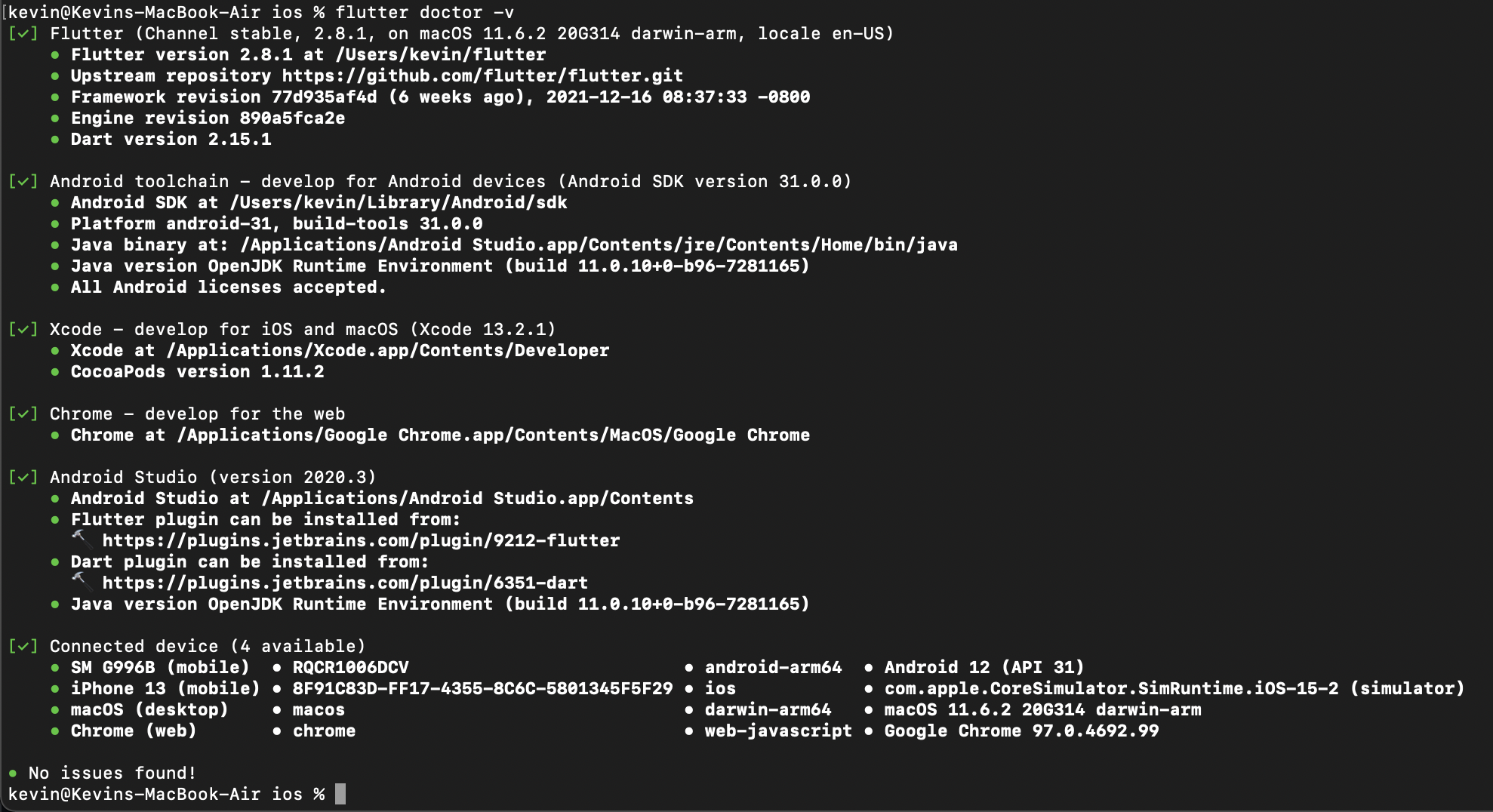 Error running pod install and launching application on iPhone 13 (Apple M1) · Issue #97136 ...
