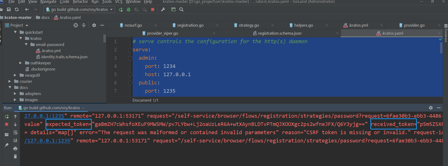 CSRF token is missing or invalid · Issue #250 · ory/kratos · GitHub