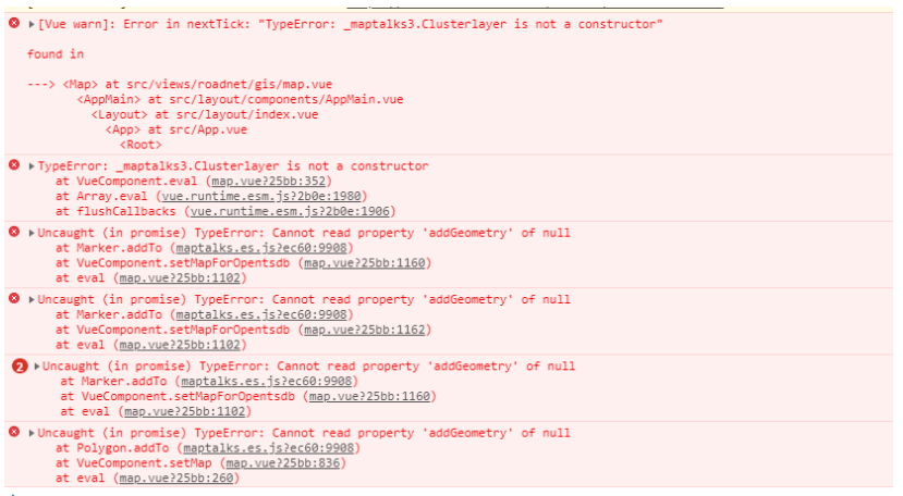 vue引入聚合之后报错的问题 · Issue #1477 · maptalks/maptalks.js · GitHub