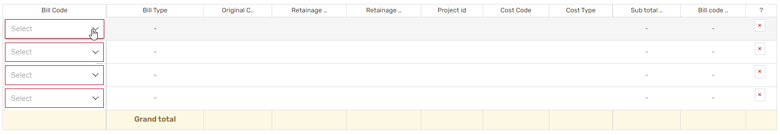 Dropdown Not Working In Table Column · Issue 193 · Sa Si Devvirtual 