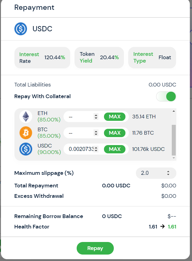 Repayment Dialog Does Not Show Small Amounts · Issue #350 · script3 ...