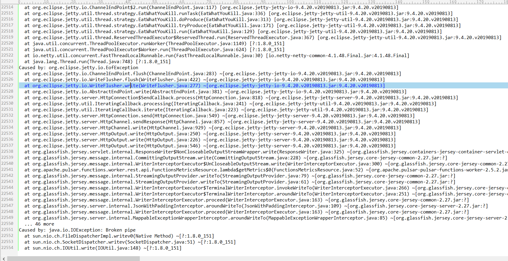 functions-worker get function instance's metrics error · Issue #8607 · apache/pulsar · GitHub