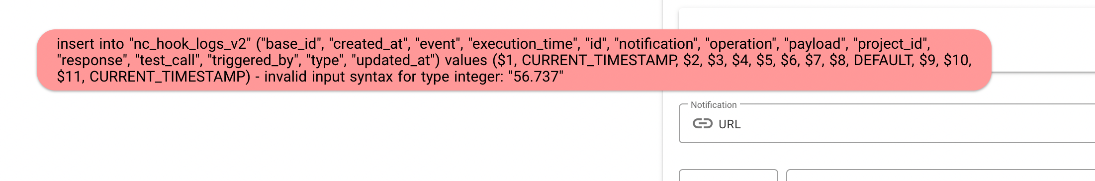 Webhook error in postgres heroku for an user · Issue #1903 · nocodb/nocodb · GitHub