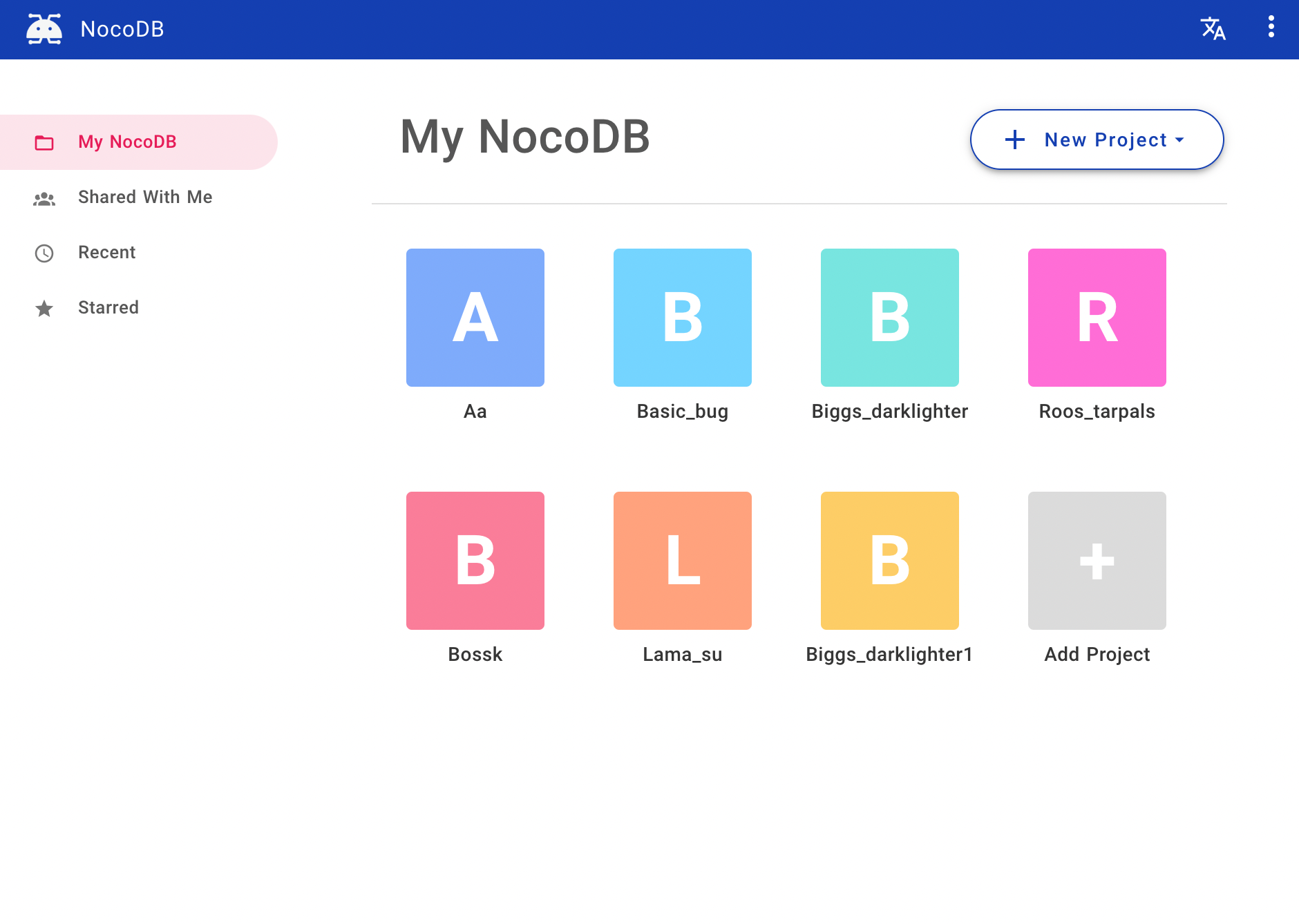 vue3 : Home / ProjectList · Issue #2628 · nocodb/nocodb · GitHub