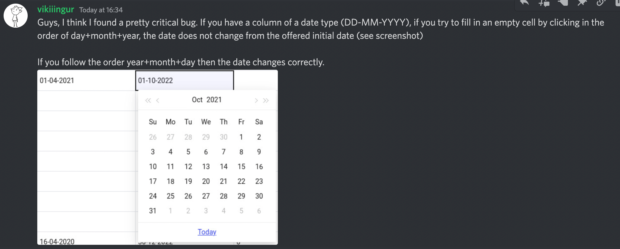 🐛 Bug: Date time issue · Issue #4129 · nocodb/nocodb · GitHub
