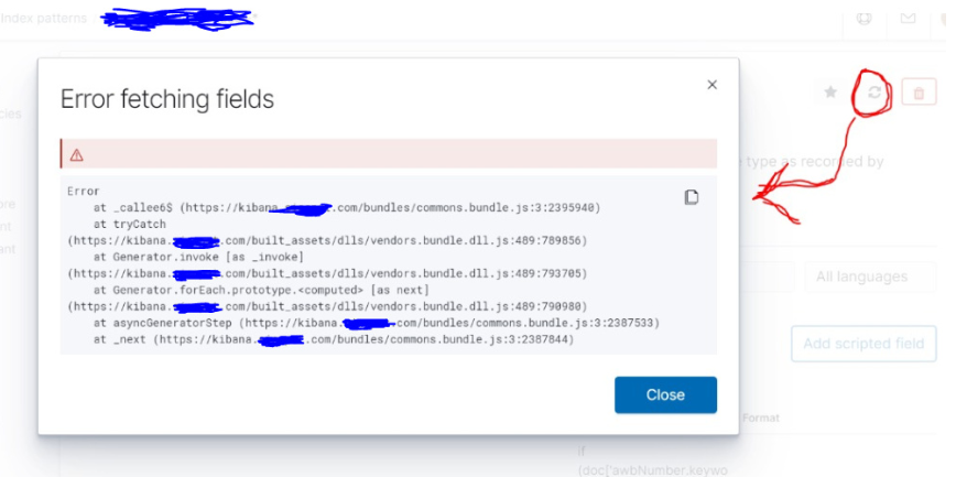 Unable to create or update index pattern from Kibana · Issue #74320 · elastic/kibana · GitHub