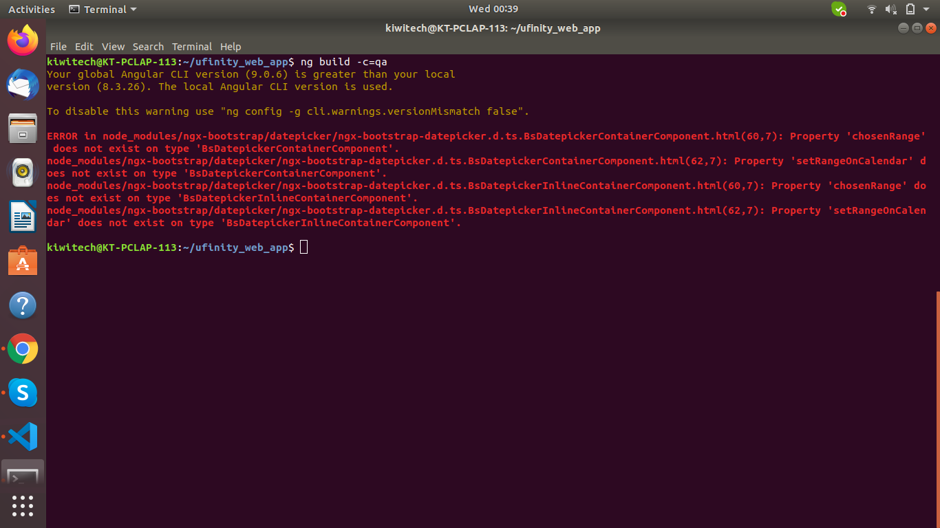 In 550 Ng Build Is Getting Failed · Issue 5754 · Valor Softwarengx Bootstrap · Github