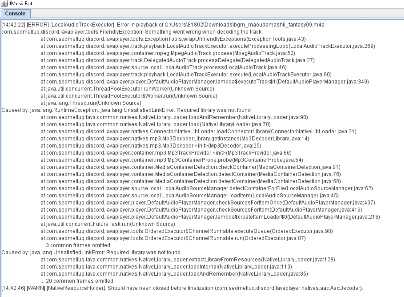 Can't play mp3 · Issue #266 · jagrosh/MusicBot · GitHub