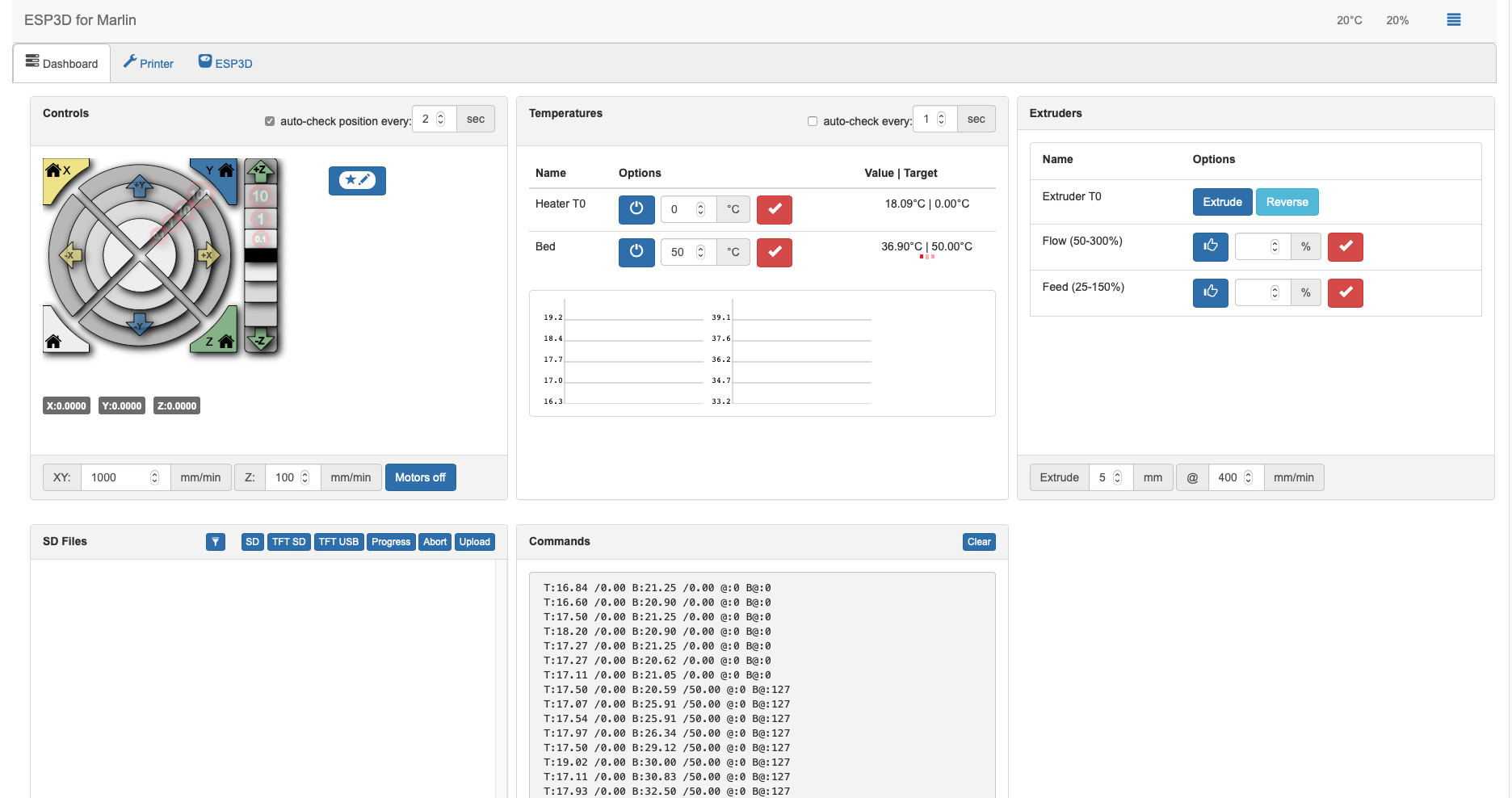 [BUG] serial always on option with esp3d not working · Issue #1700 ...