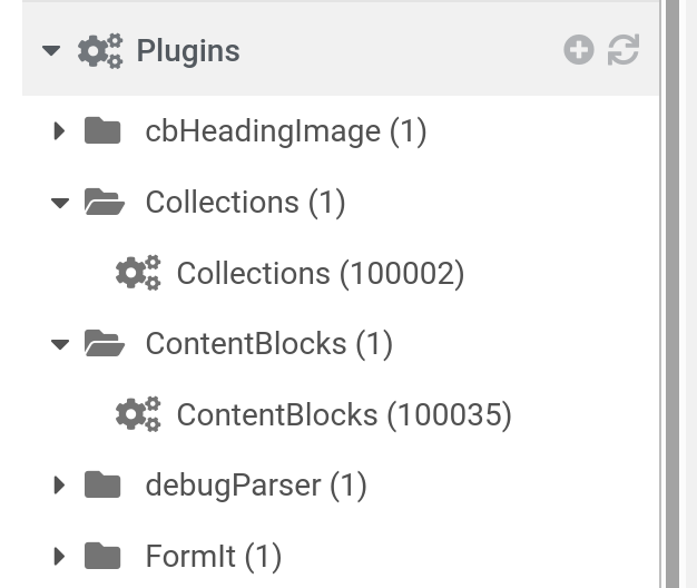 Plugin not greyed out in tree after deactivating · Issue #15503 · modxcms/revolution · GitHub