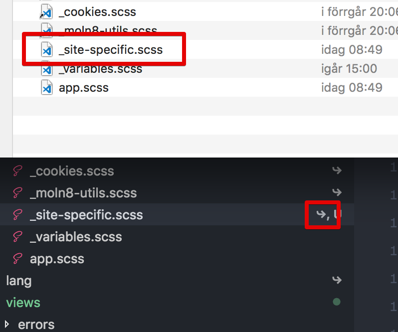 Icon for symbolic links not updated in file-explorer · Issue #58580 · microsoft/vscode · GitHub