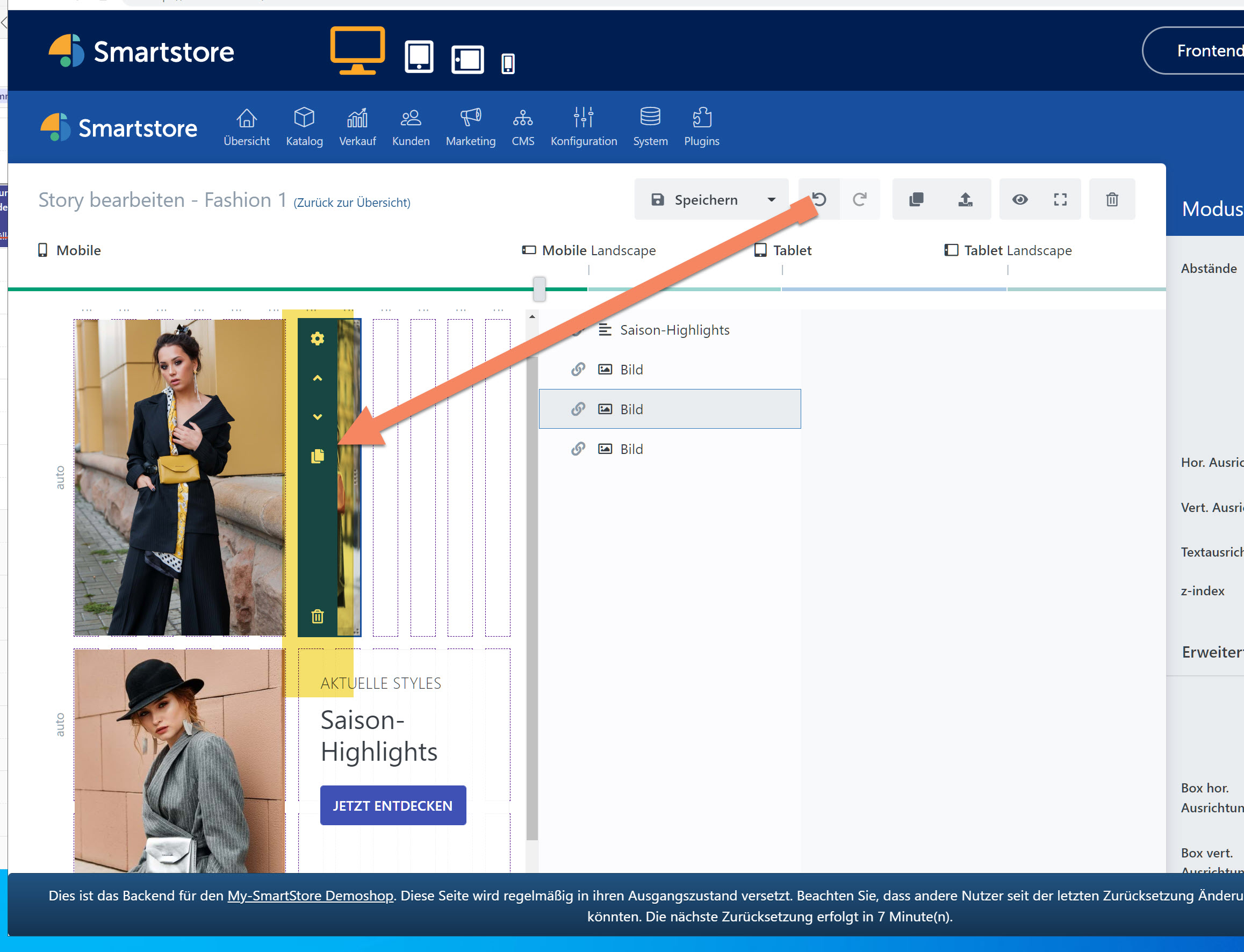 Pagebuilder Story Block cannot be enlarged if story has 12 columns · Issue #530 · smartstore ...