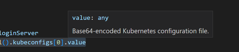 Description Of `kubeconfig` Should Document That A Base64 Encoded Value