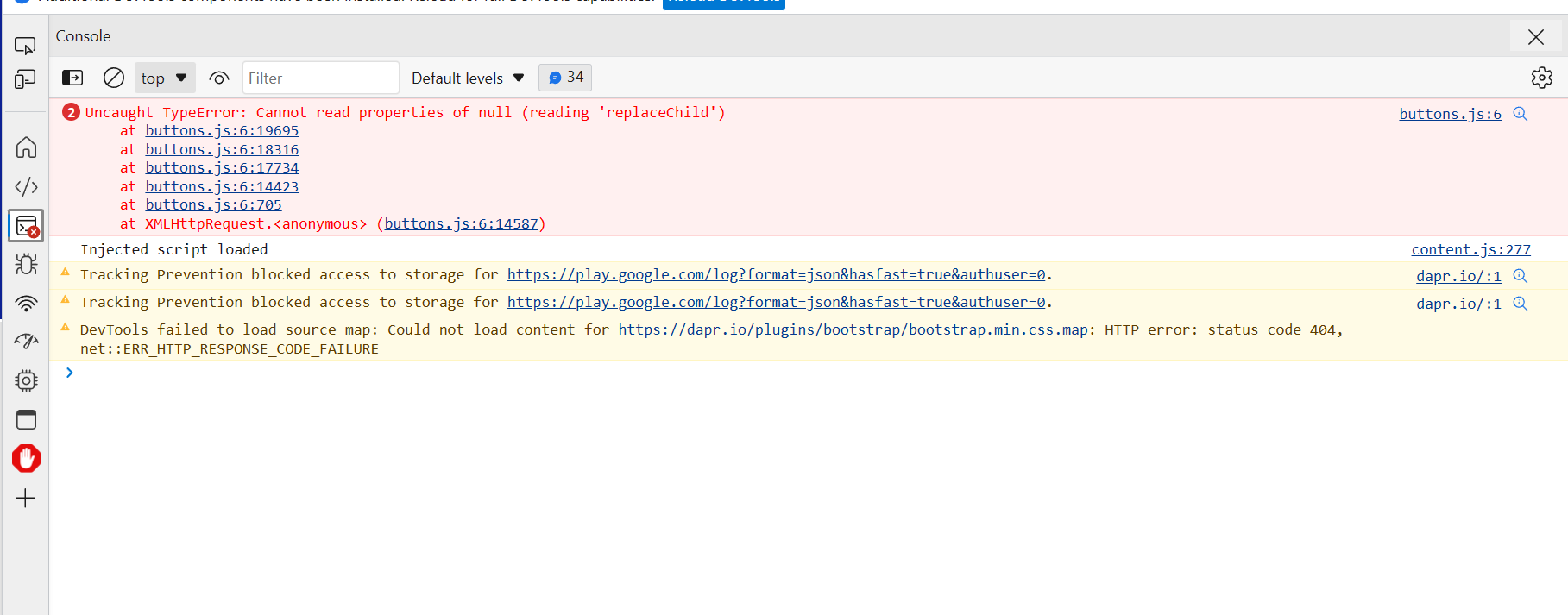Website navigation broken with Microsoft Edge browser 'Strict mode ...