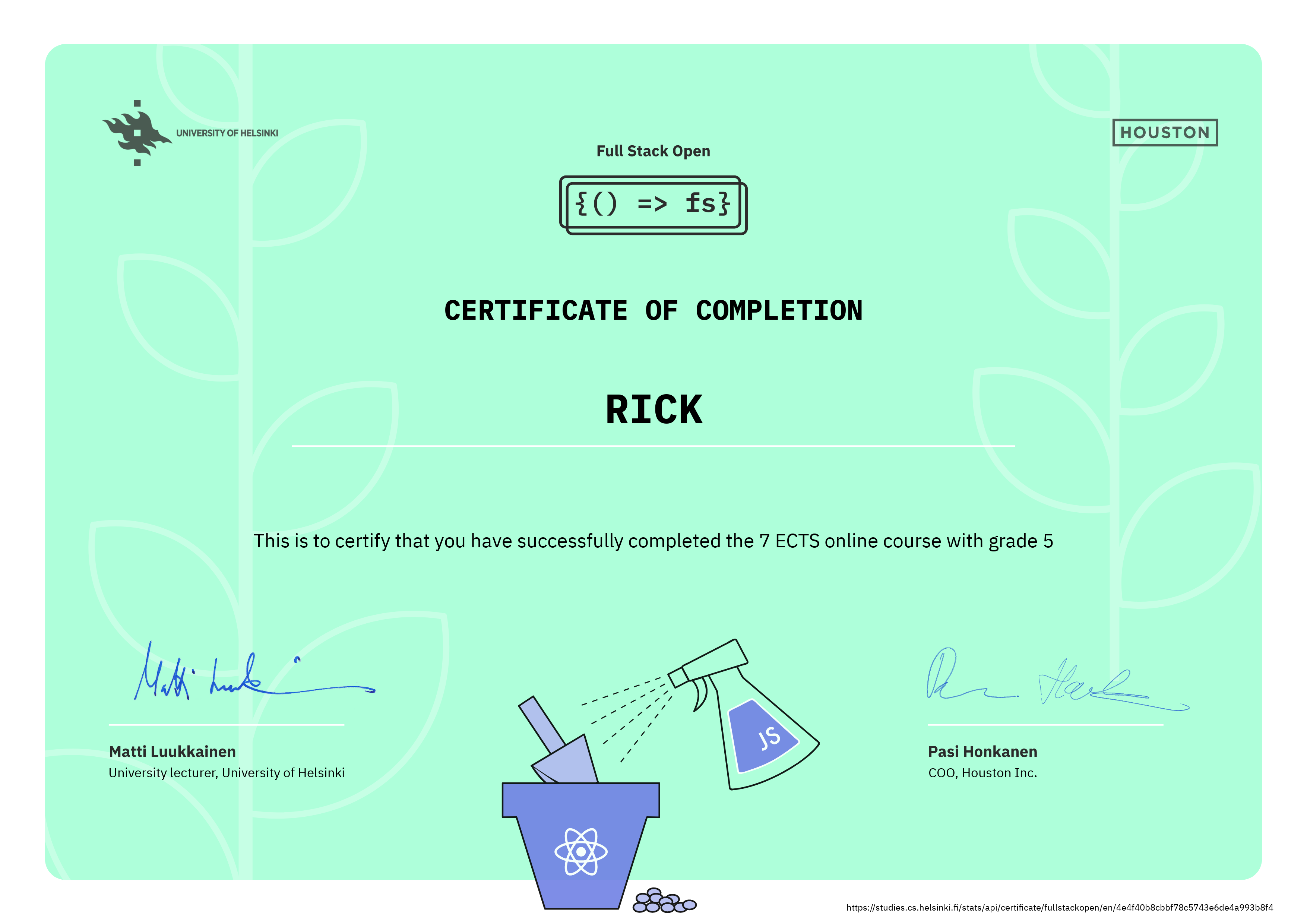 GitHub - RickYCYang/helsinki-full-stack-project: Open Full Stack ...