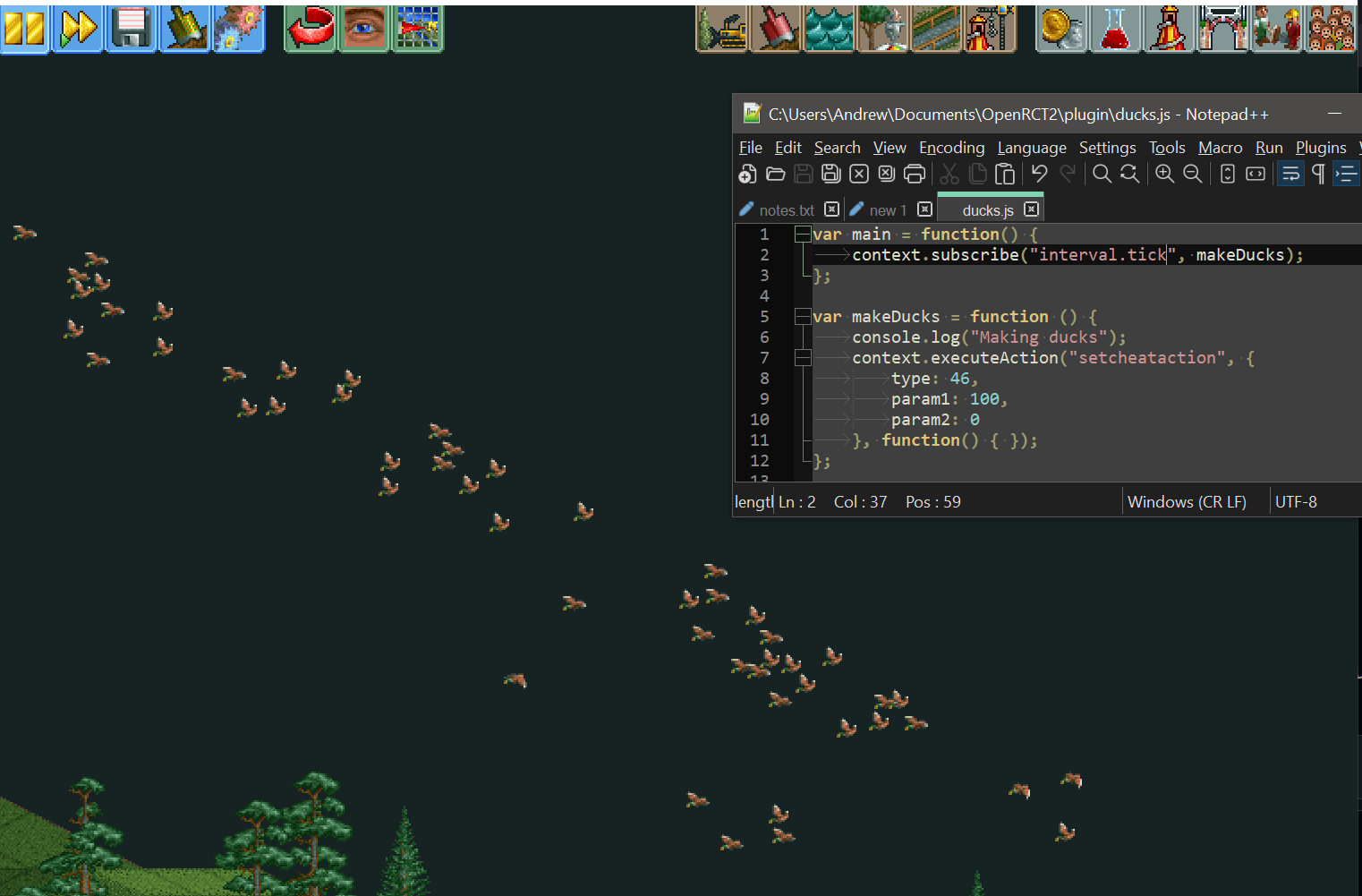 more duck control · OpenRCT2 OpenRCT2 · Discussion #17604 · GitHub